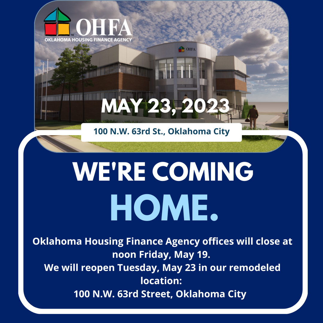 OHFA Has Returned to Offices at 100 N.W. 63rd Street - Oklahoma Housing ...